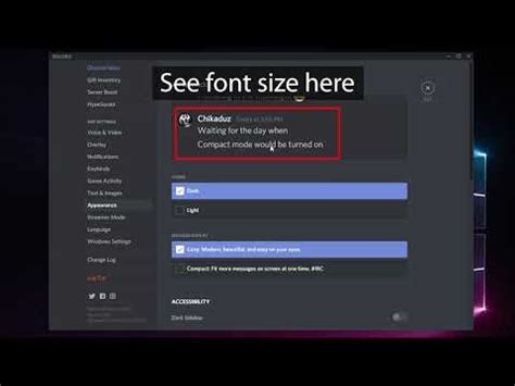 How To Change Font Size On Discord
