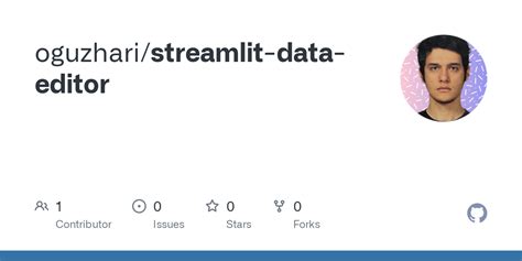 Github Oguzharistreamlit Data Editor