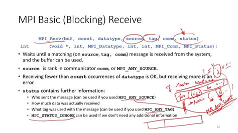 Pp Su20 Session 08 Mpi Status And Non Blocking Communication Youtube