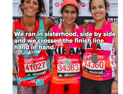 A Woman Ran The London Marathon Bleeding Freely Without A Tampon Here