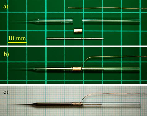 Assembly Of Capillary A Parts Of The Capillary Before Assembly B Download Scientific