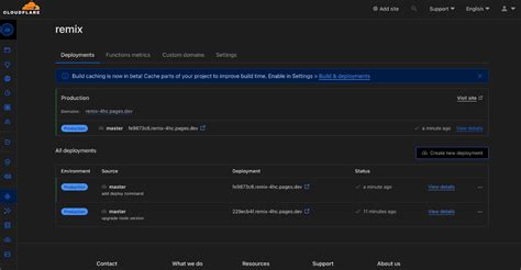 Remix V2をcloudflare Pages D1で動かすチュートリアル