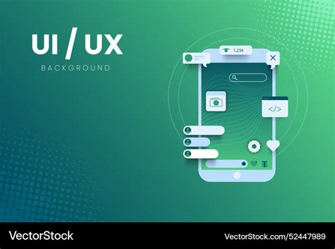 Gradient Uiux Background Royalty Free Vector Image