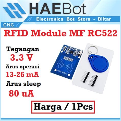 Jual [haebot] Rfid Module Module Rfid Mf Rc522 Read Write Security Keamanan Kartu Arduinoo
