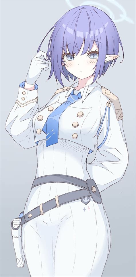 Aoi Blue Archive Drawn By Kazuki P Danbooru