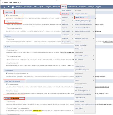 Token Based Authentication Tba Policy Configuration For Oracle Integration Cloud Netsuite
