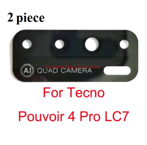 Replacement Tecno Lc7 Main Camera Glass Lens 2 Piece Bd
