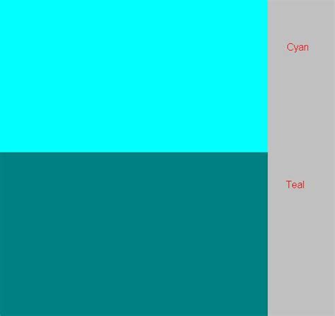Teal Vs Cyan By Sarukun On DeviantArt
