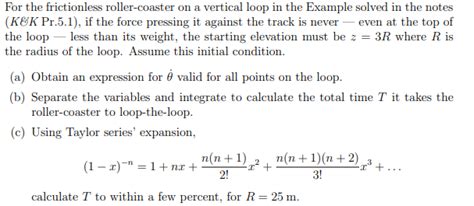 Solved 51 Loop The Loop A Small Block Of Mass M Starts