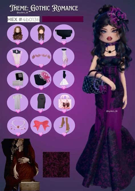 Theme Gothic Romance ☂️ Outfit Ideas Goth Gothic Outfits Dresses