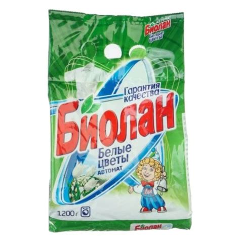 Стиральный порошок Биолан автомат 1,2кг Белые цветы - купить с ...
