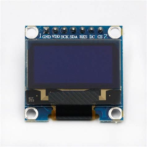 Module Daffichage Oled Blanc Série Iic 096 Pouces 12864x64 I2c Ssd1306 écran Lcd Gnd Vdd