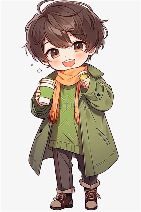 手绘简笔画元素可爱男孩卡通素材图片免费下载 千库网