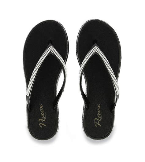 Γυναικείες Σαγιονάρες Θαλάσσης Parex ΜΑΥΡΟ Parex