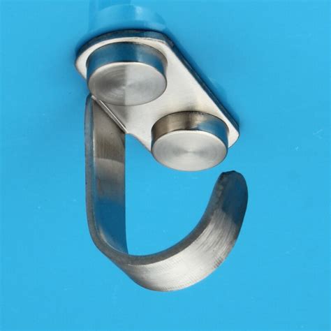 8pcs Top Mount Hung Stailess Steel Coat And Hat Hook Vicedeal