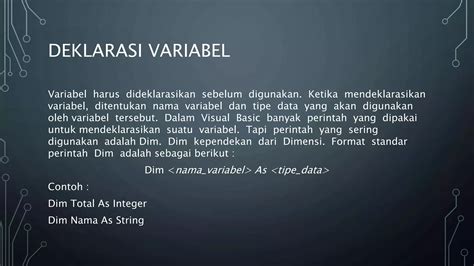 Variabel Tipe Data Dan Operator Pemrograman I Pptx