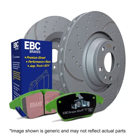 Ebc Brakes Jeep Wrangler Stage 3 Greenstuff 6000 Brake Rotor And Pad