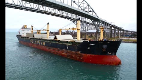 Juno Polsteam Downbound Port Huron Michigan 12 30 2024 Youtube
