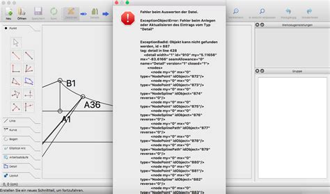 exceptionobjecterror bug reports issues seamly patterns forum