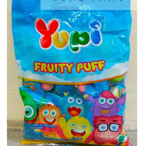 Jual Yupi Fruity Puff 120 Gram Shopee Indonesia