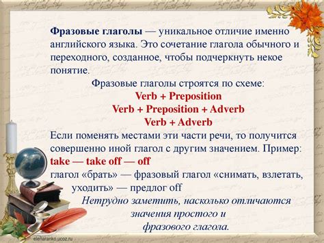 Фразовые глаголы в английском языке презентация онлайн