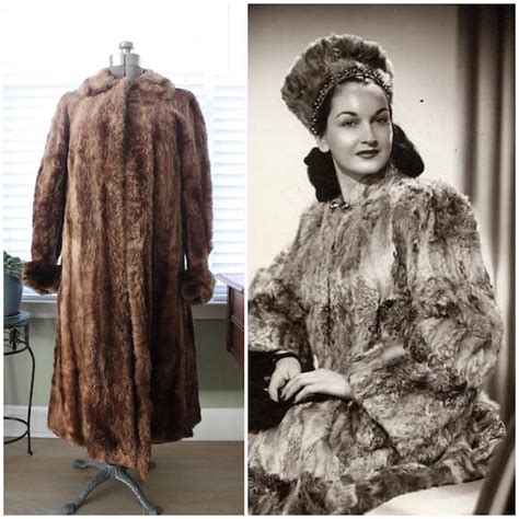 Beaver Fur Coat Etsy