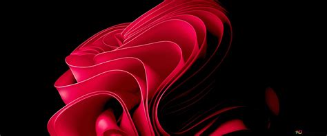 Red Windows 11 Background 4K Wallpaper Download