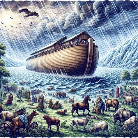 Noahs Flood Bible Art