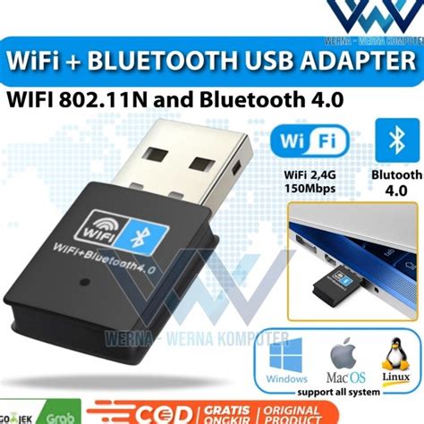 Jual Khusus Usb Wifi Dan Bluetooth 4 Receiver Wireless Adapter Dongle