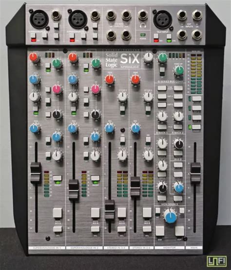 SOLID STATE LOGIC SSL SiX Ultimate Desktop Mixer W SuperAnalogue G Bus Comp