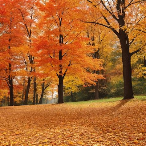 Premium Ai Image Fall Leaves Picture Generated By Ai