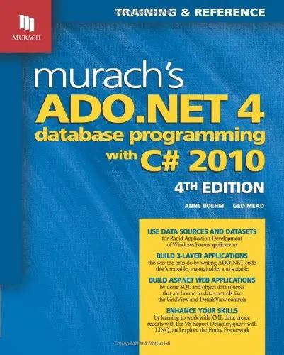 خرید کتاب Murachs Adonet 4 Database Programming With C 2010 دانلود