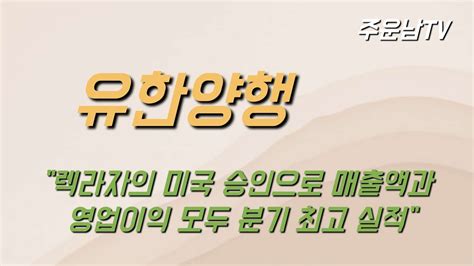 유한양행 주가 추세 분석 애매한 자리에서는 중요한 결정을 내리지 않는게 좋습니다 Youtube