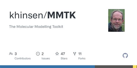 GitHub Khinsen MMTK The Molecular Modelling Toolkit