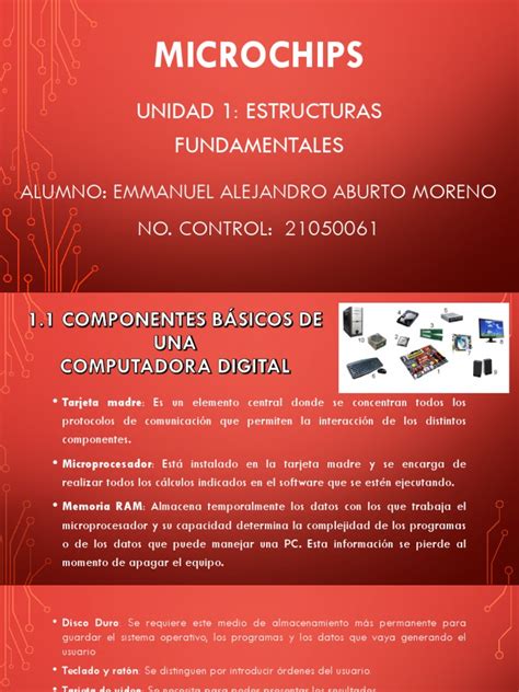Presentación Microchips Pdf Microprocesador Almacenamiento De Datos De La Computadora