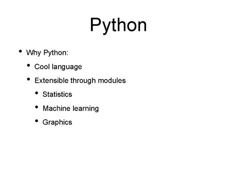 Python For Data Science Overview Of Python Why