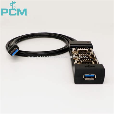 China Usb To Serial Hub Usb Extender Cable With Rs Port On Global Sources Usb To