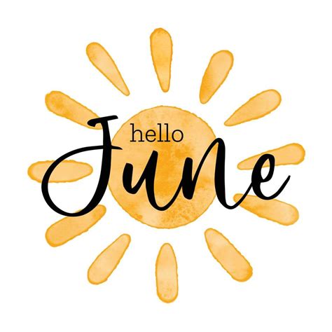 Hello June Vector Art Icons And Graphics For Free Download