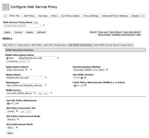 Using Websphere Service Registry And Repository V8 And Datapower V5 For