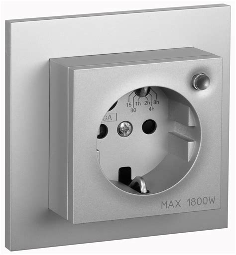 Schneider Electric Timer Elko Plus Socket Outlet Timer 8a Alumin Switches Onninen