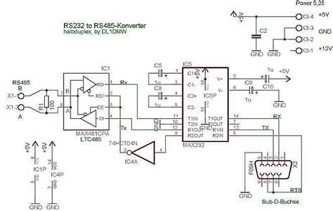 Designing An Efficient Rs485 To Rs232 Converter A Schematic Solution