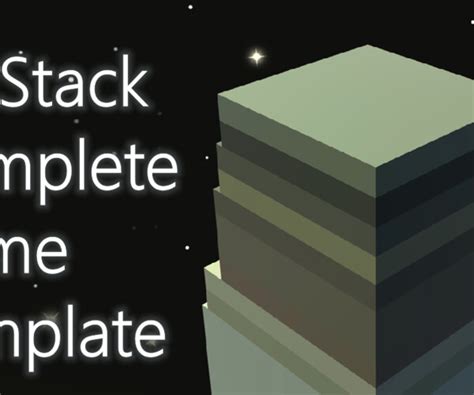 Artstation Unity Template Ar Stack Game Assets