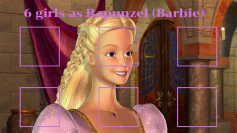 6 Girls As Rapunzel Barbie By Pinkcrystalsakura On Deviantart