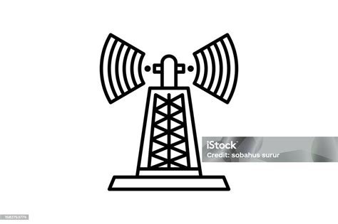 네트워크 신호 막대 아이콘입니다 네트워크 및 연결 설정과 관련된 아이콘입니다 선 아이콘 스타일 간단한 벡터 디자인 편집 가능 아이콘에 대한 스톡 벡터 아트 및 기타 이미지