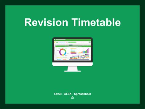 Revision Timetable Template Excel