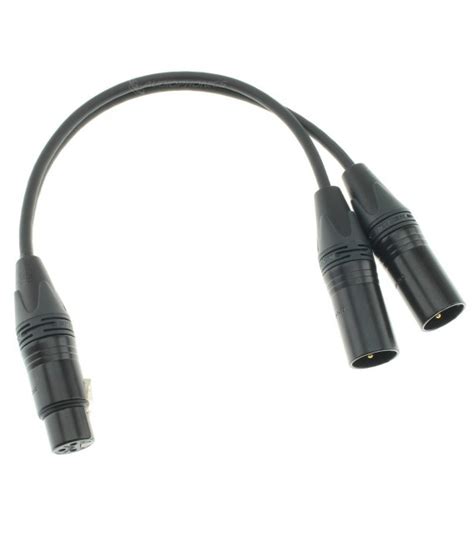 Audiophonics Neutrik Interconnect Cable Signal Splitter 1x Xlr Female 3