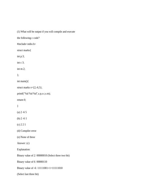 Advance C Programs With Explnation Pdf Pointer Computer