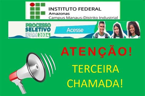 Processo Seletivo IFAM CMDI 2024 1 Portal Do Instituto Federal Do