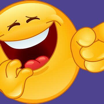 Laughing And Pointing Emoji Sticker For Sale By Yayayoy Redbubble