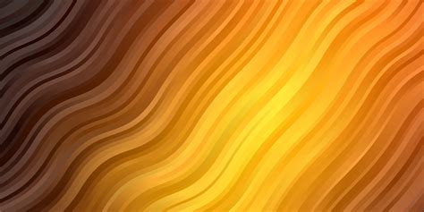 Dark Orange Vector Background With Bent Lines 11408865 Vector Art At Vecteezy